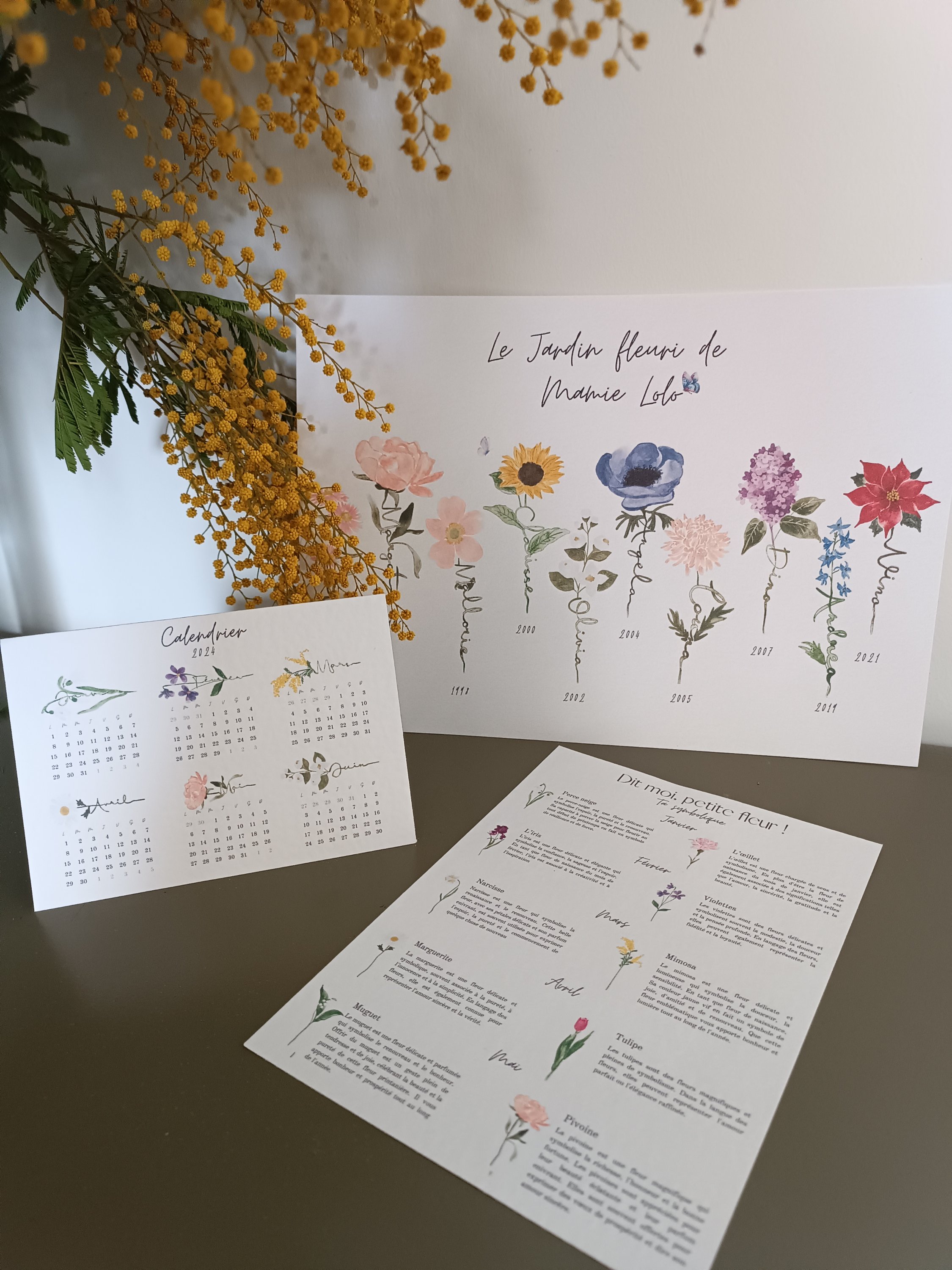 Affiche Le jardin fleuri - Marina and Love